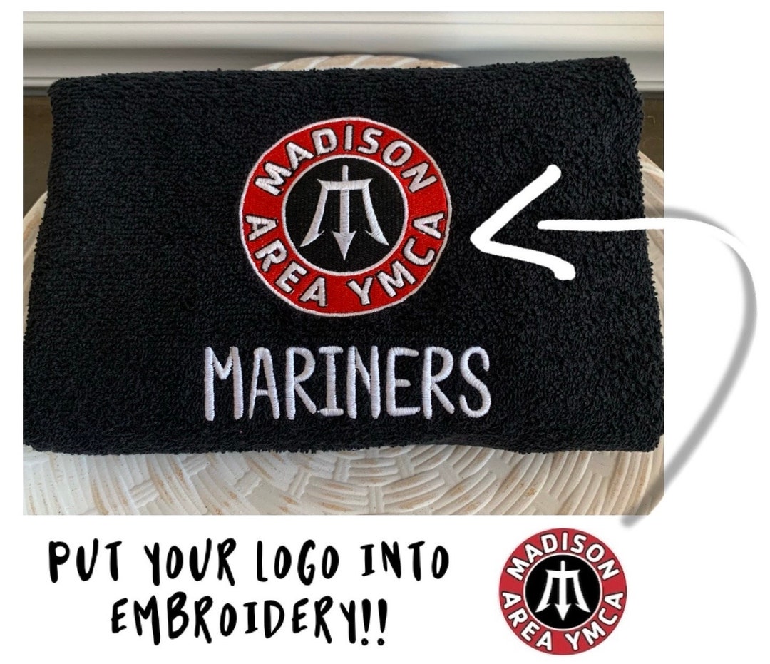 Personalized Swim Team Towel/ Custom Swim Towel / Custom Logo Towel ...