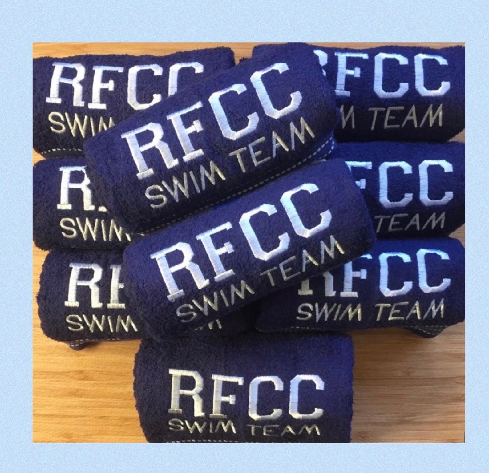 Personalized Swim Team Towel/ Custom Swim Towel / Swim Team Gift 30 X ...