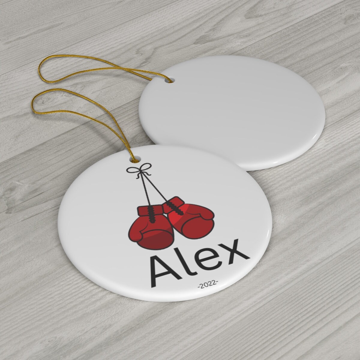 Personalized Boxing Ornament, Gift for Boxer, Christmas Ornament - Etsy