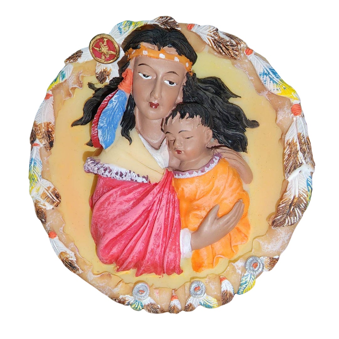 Native Mother and Her Little Papoose mother and Child - Etsy