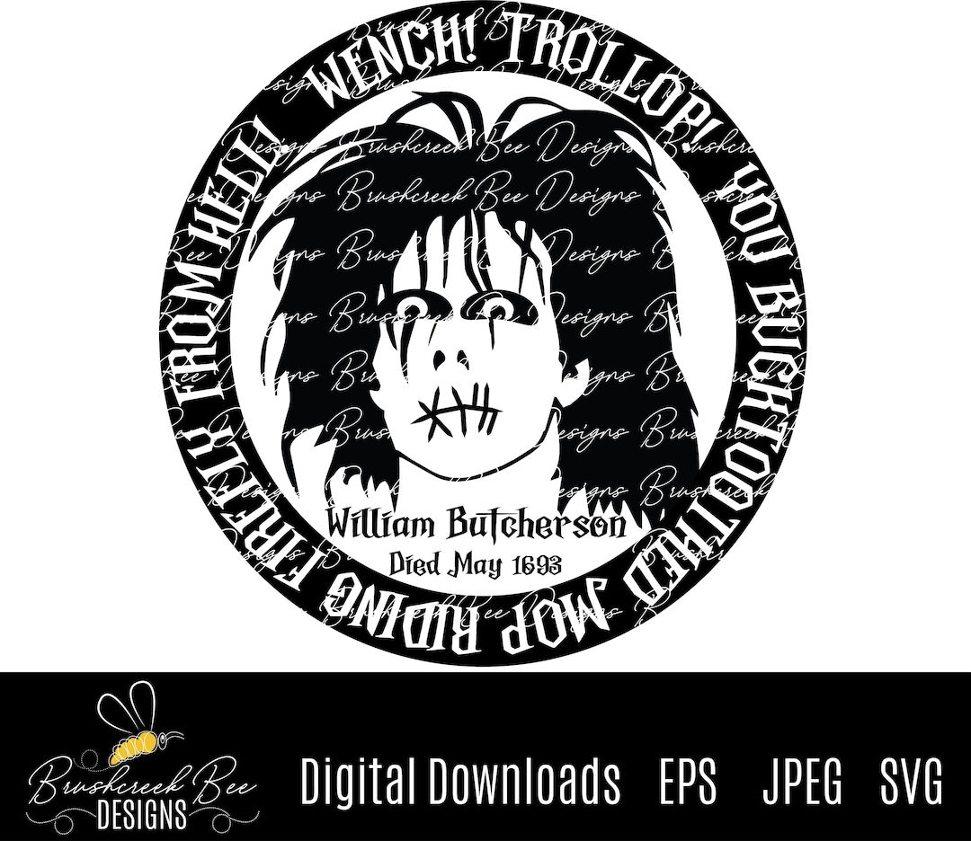 Hocus Pocus Billy Butcherson Design - Etsy