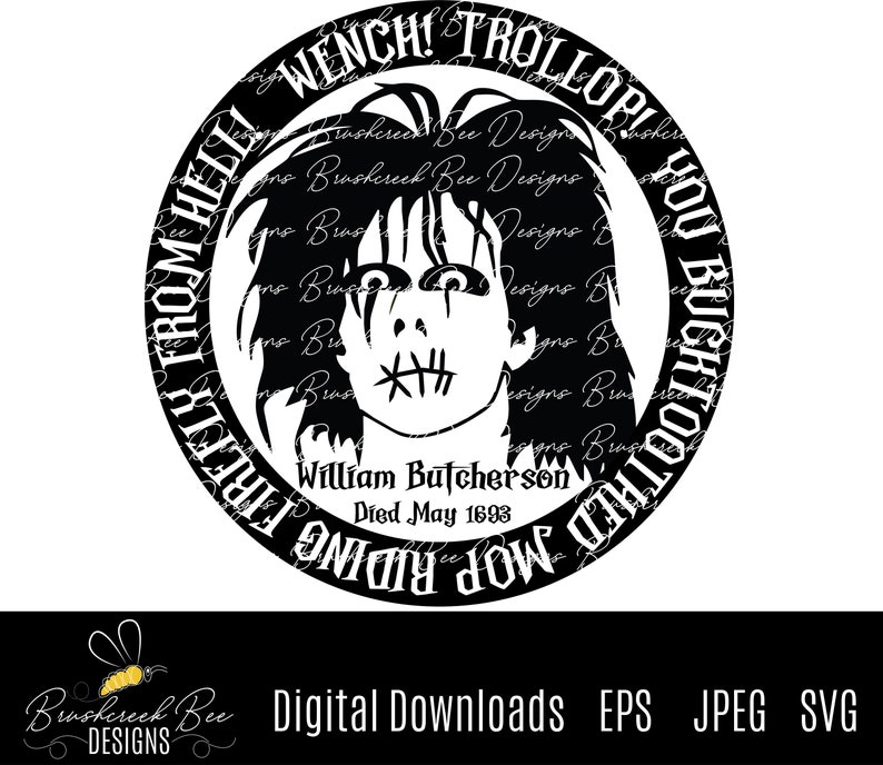 Hocus Pocus Billy Butcherson Design - Etsy