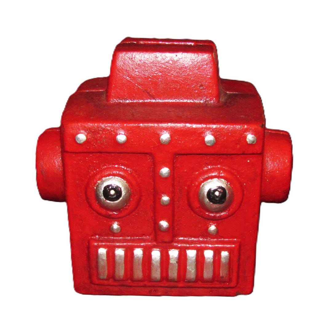 Antique Robbie the Robot Coin Bank 1950s Hubley Original Patina Non ...