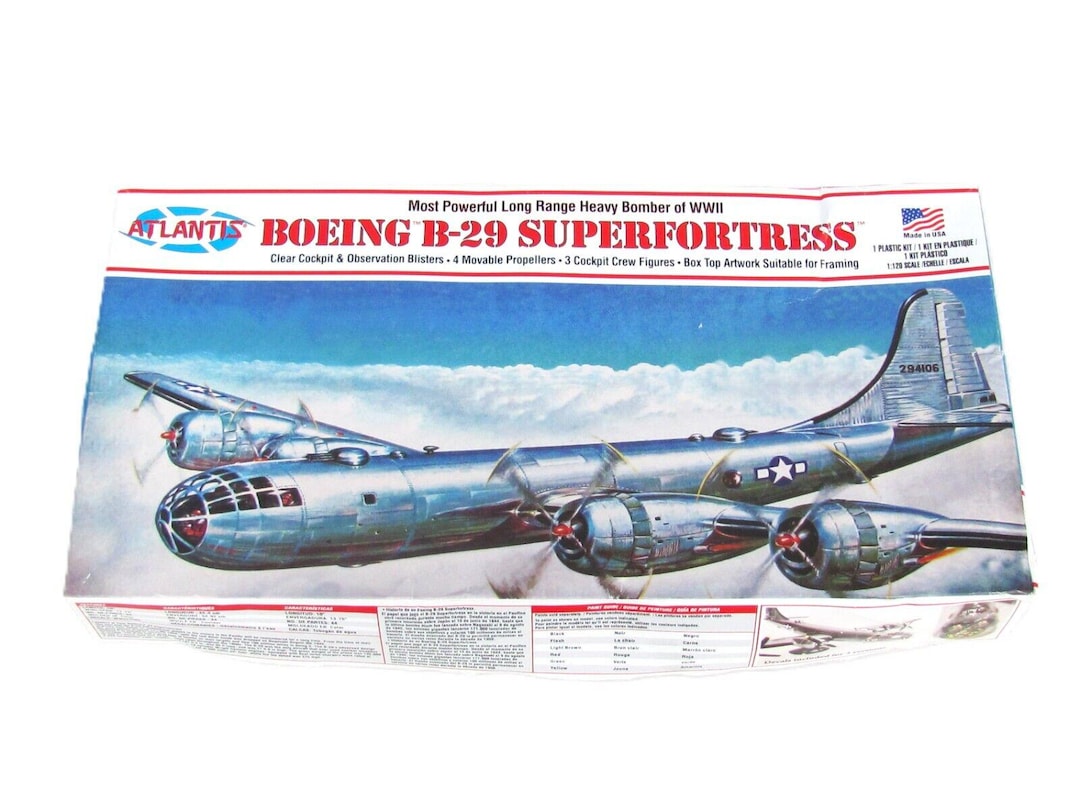 U.S.A.F Boeing B-29 Suprefortriss 1:120 MODEL AIRPLANE KIT - Etsy