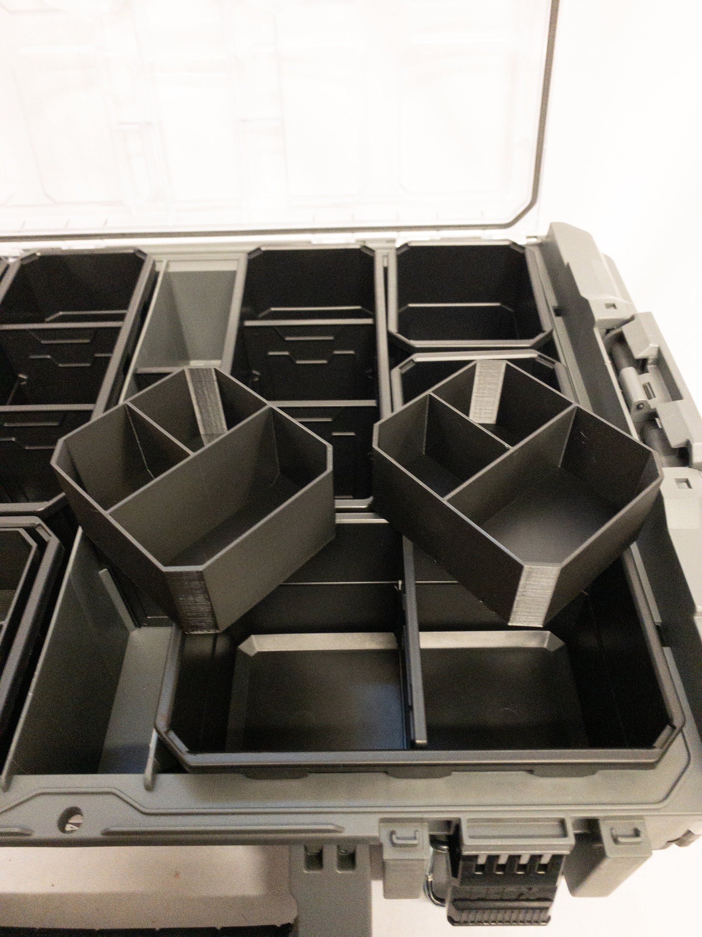 Flex Stack Pack Organizer Medium Size Bin Nesting Bins Qty 2 - Etsy