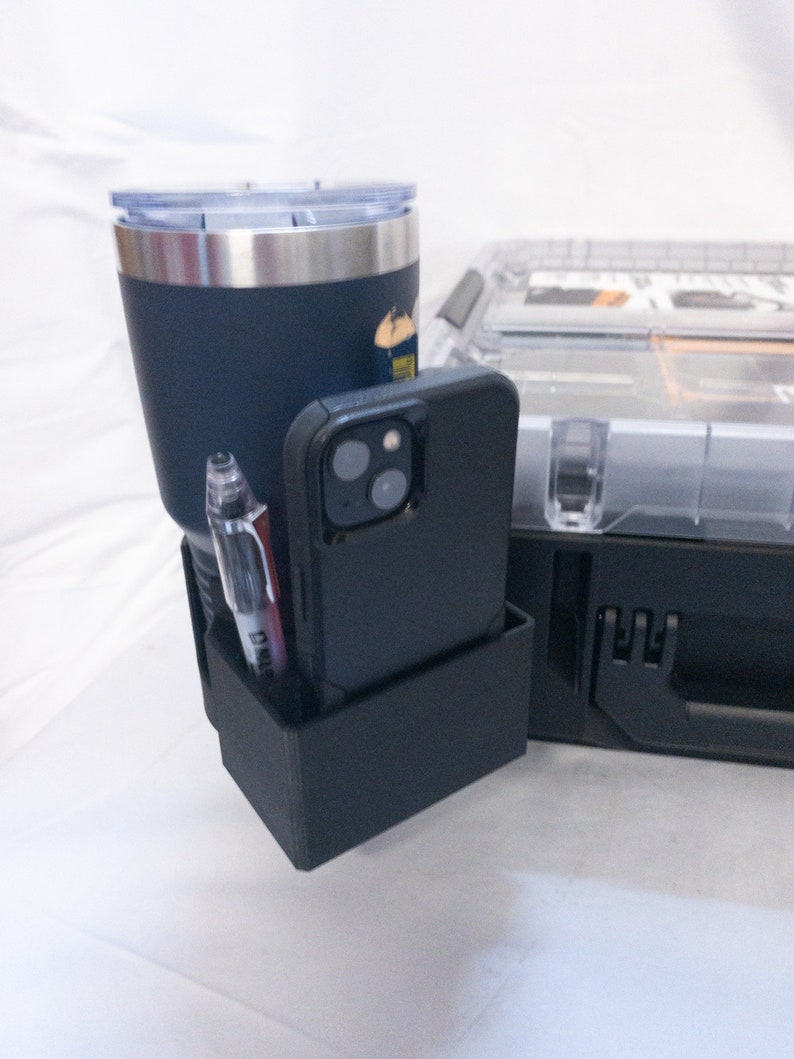 Toughbuilt Stacktech Cup Holder and Cell Phone Holder - Quick ...