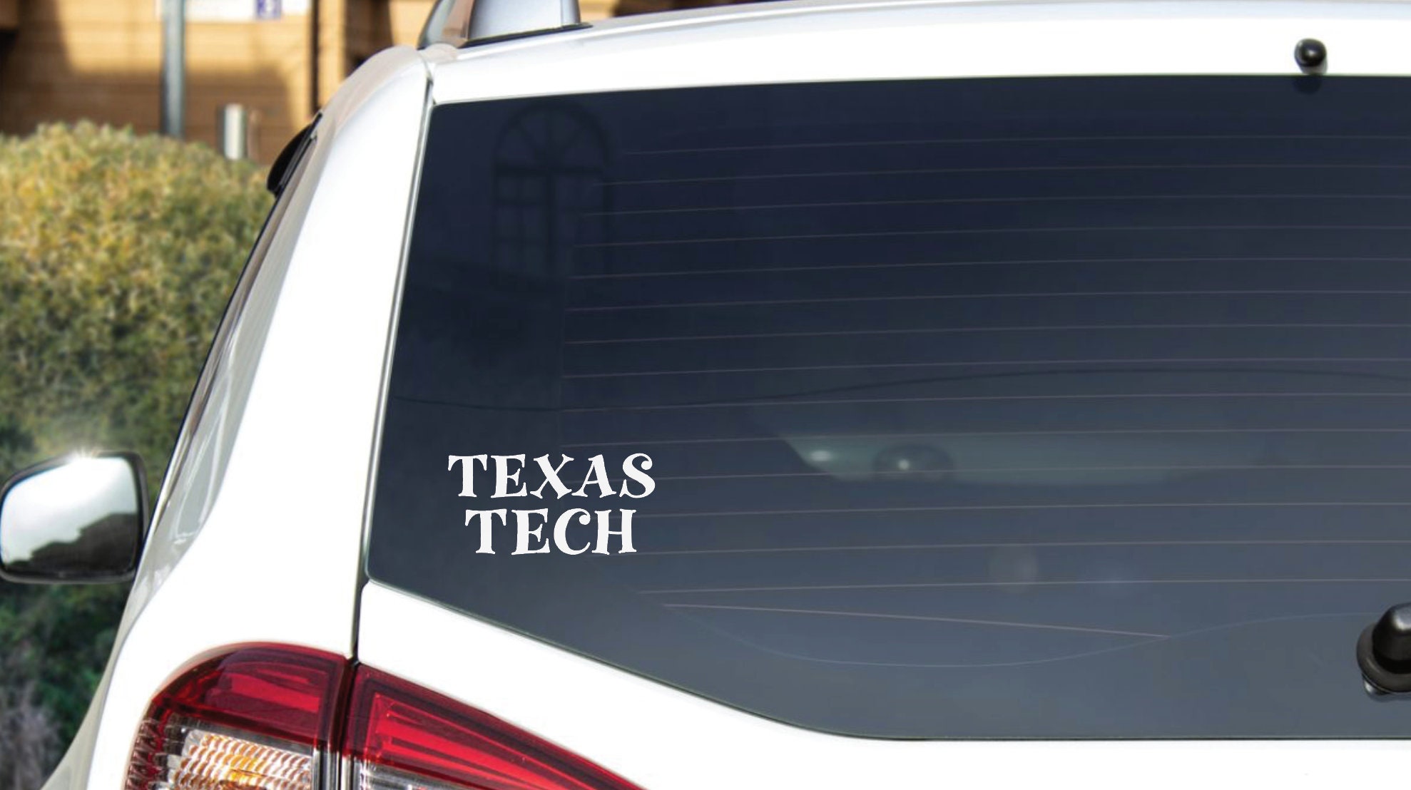 Texas Tech Decal Sticker | NCAA Car Decal | Red Raider Car Decal | Car ...