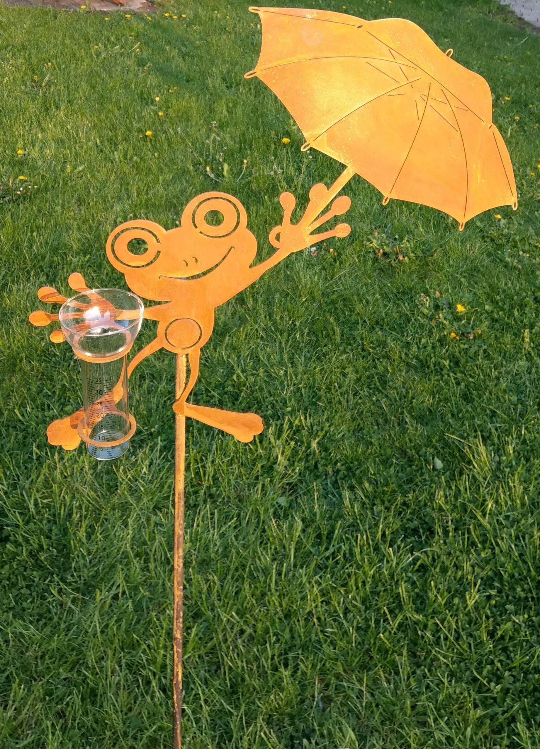 Weatherman Rain Gauge Laser Cut Files Metal Garden - Etsy