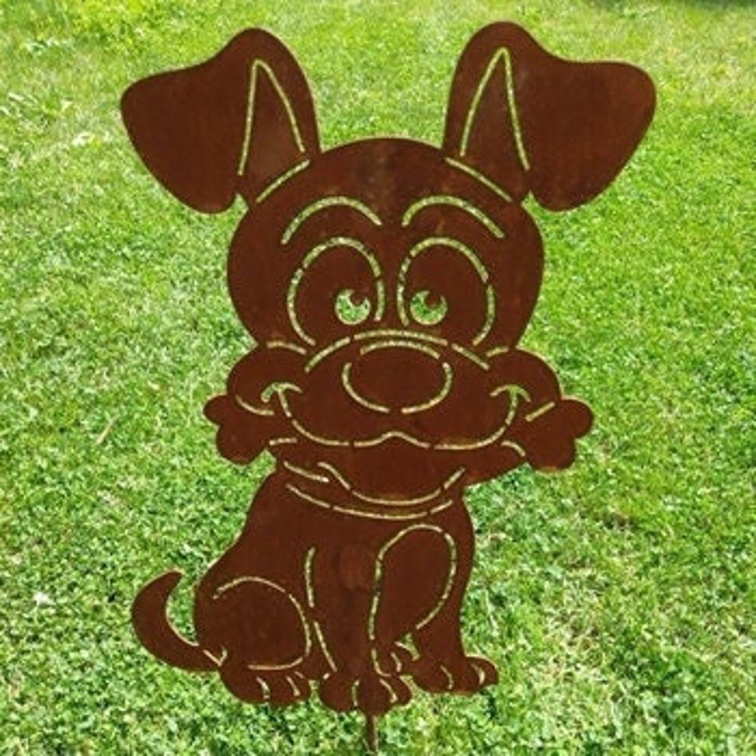 Dog Dog Laser Cut Files Metal Garden - Etsy