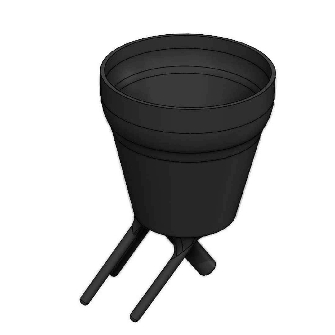 Plant Watering Flower Pot STL File - Etsy