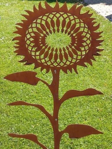 Sunflower Laser Cut Files Metal Garden - Etsy