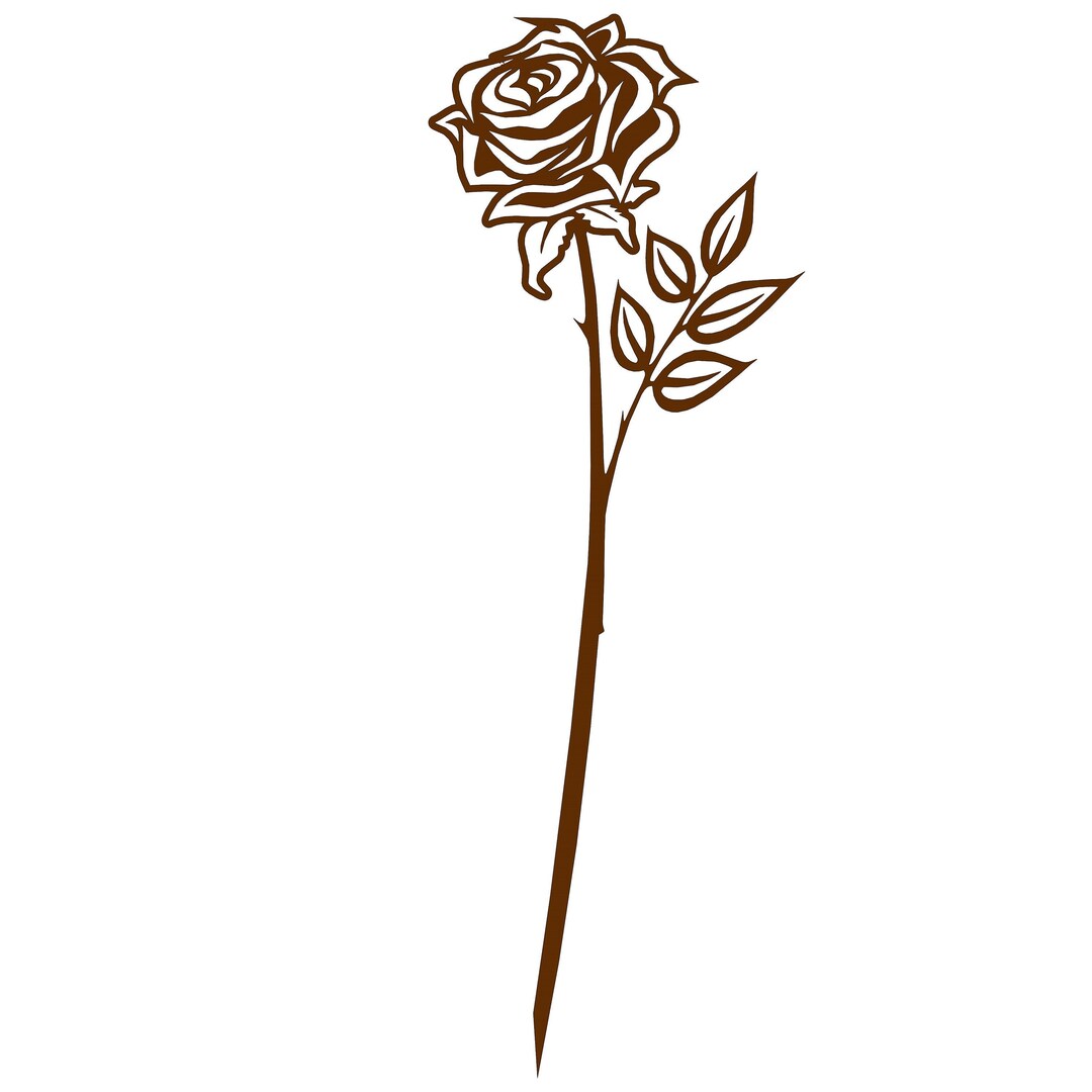 Rose Laser Cut Files Metal Garden - Etsy