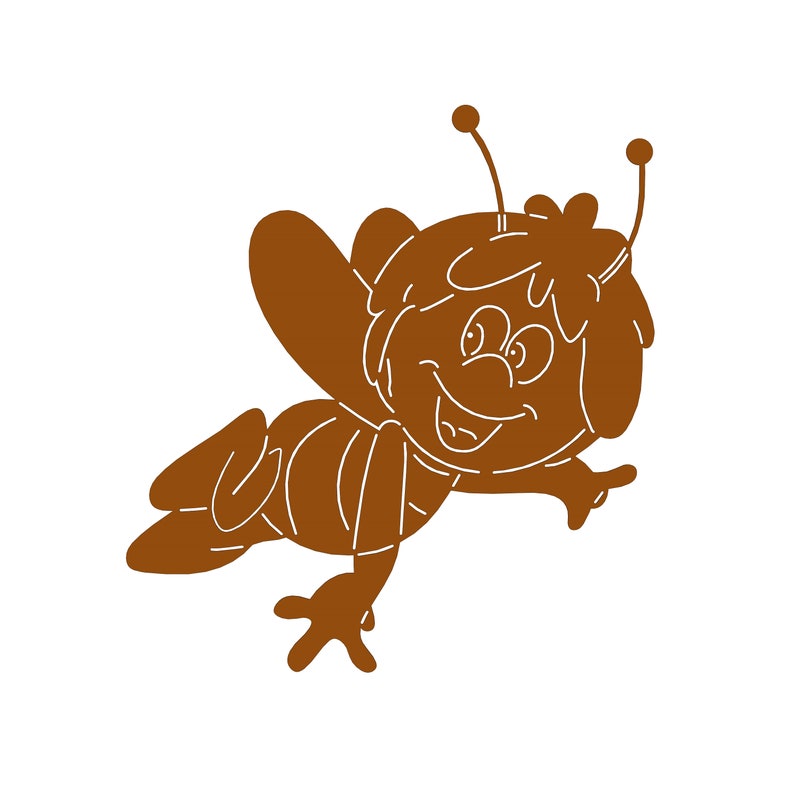 Bee Maja / Bee Maja Laser Cut Files Metal Garden - Etsy