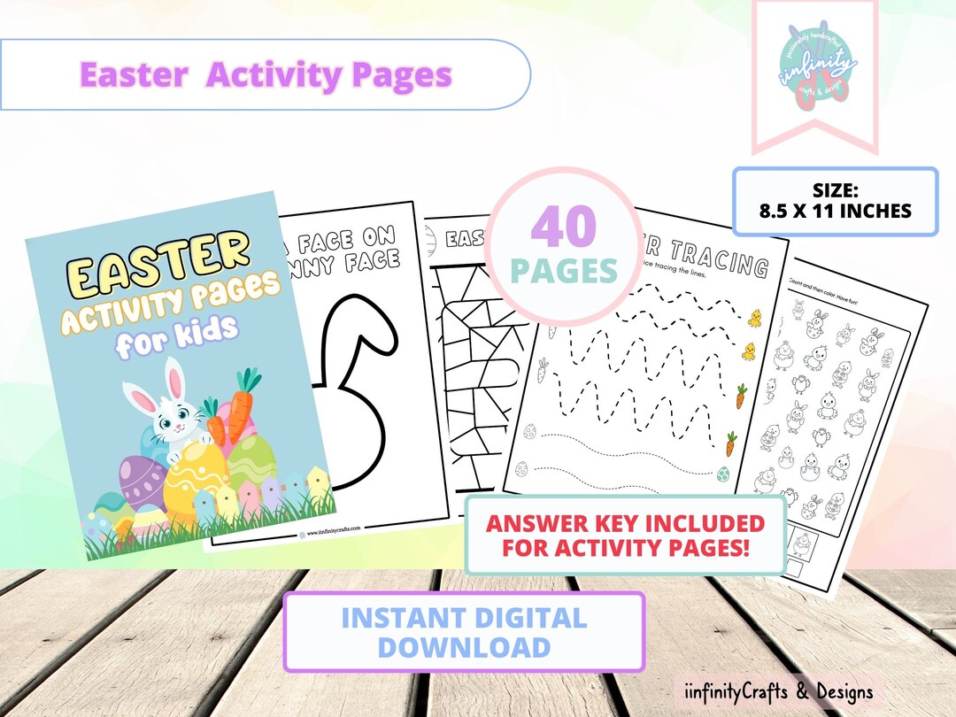 Easter Activity Pages | Easter Word Search |easter Mazes | Easter Game ...