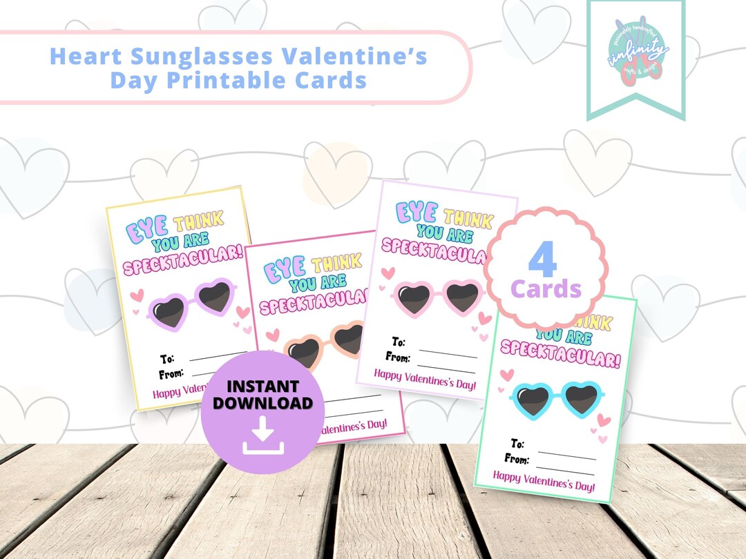 Heart Sunglasses Valentines Day Cards, Eye Think You Are Spectacular ...