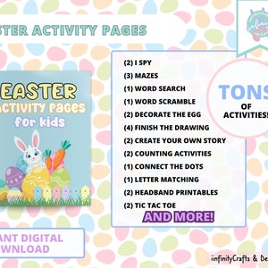 Easter Activity Pages | Easter Word Search |easter Mazes | Easter Game ...
