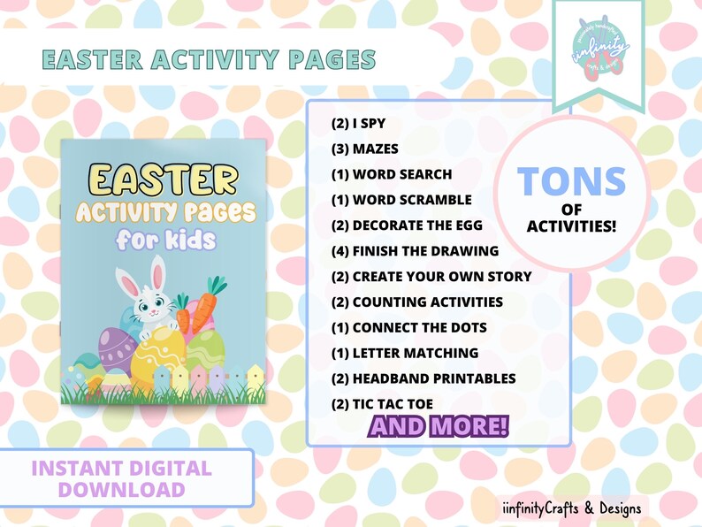 Easter Activity Pages | Easter Word Search |easter Mazes | Easter Game ...
