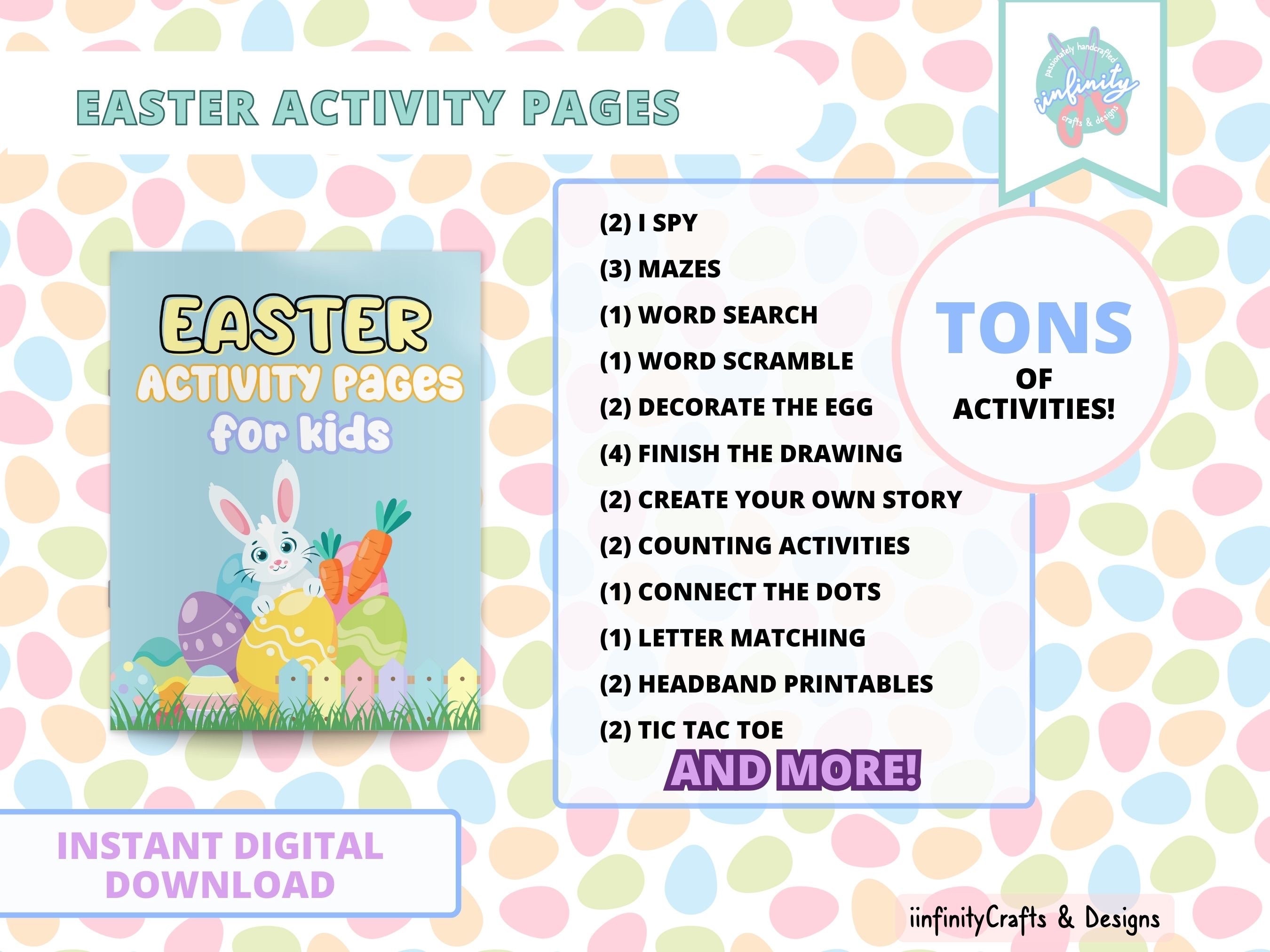 Easter Activity Pages | Easter Word Search |easter Mazes | Easter Game ...