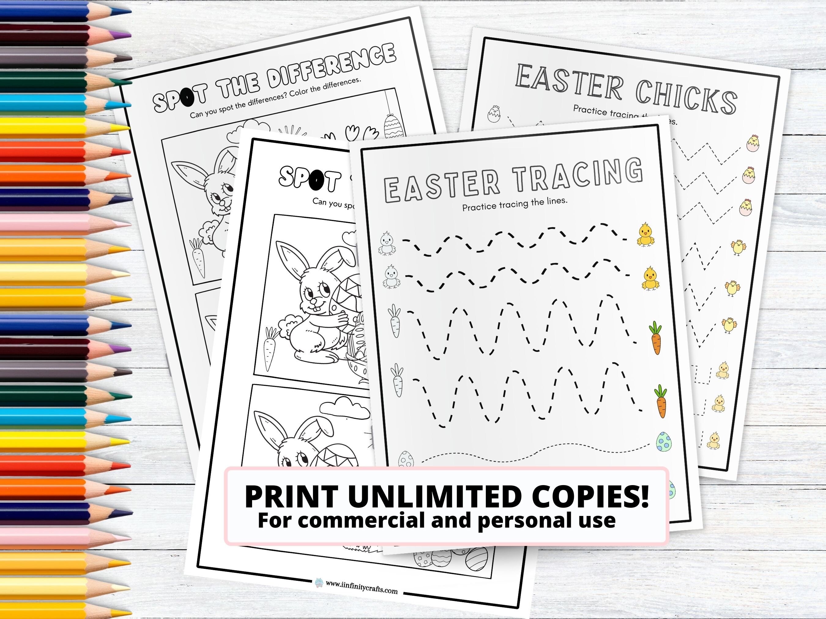 Easter Activity Pages for Kids | Kids Coloring Pages | Easter Word ...