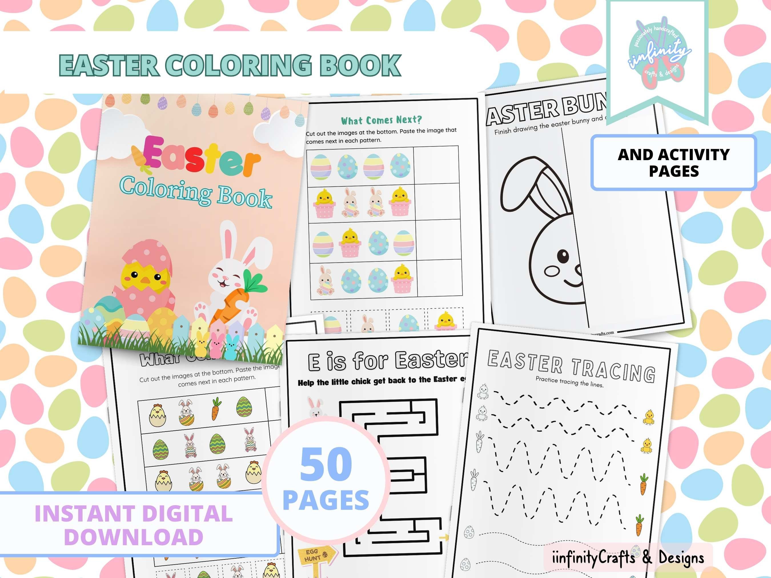 Easter Coloring Pages | Easter Word Search |easter Mazes | Easter Game ...