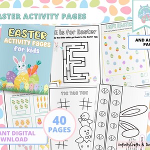 Easter Activity Pages | Easter Word Search |easter Mazes | Easter Game ...
