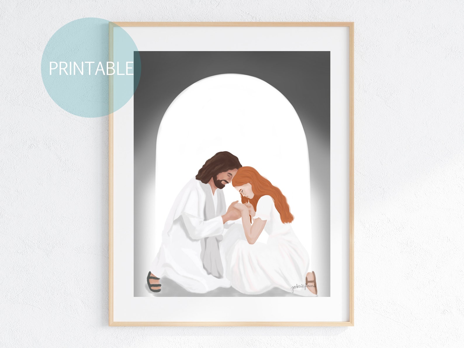 LDS YW Gift Printable Christ Portrait Lds Youth Gift - Etsy