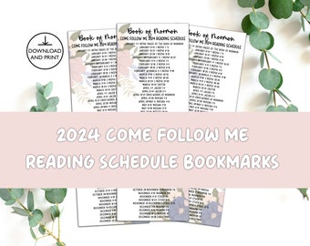 Come Follow Me Book of Mormon Reading Schedule Come Follow Me 2024 Come Follow Me 2024 Come ...
