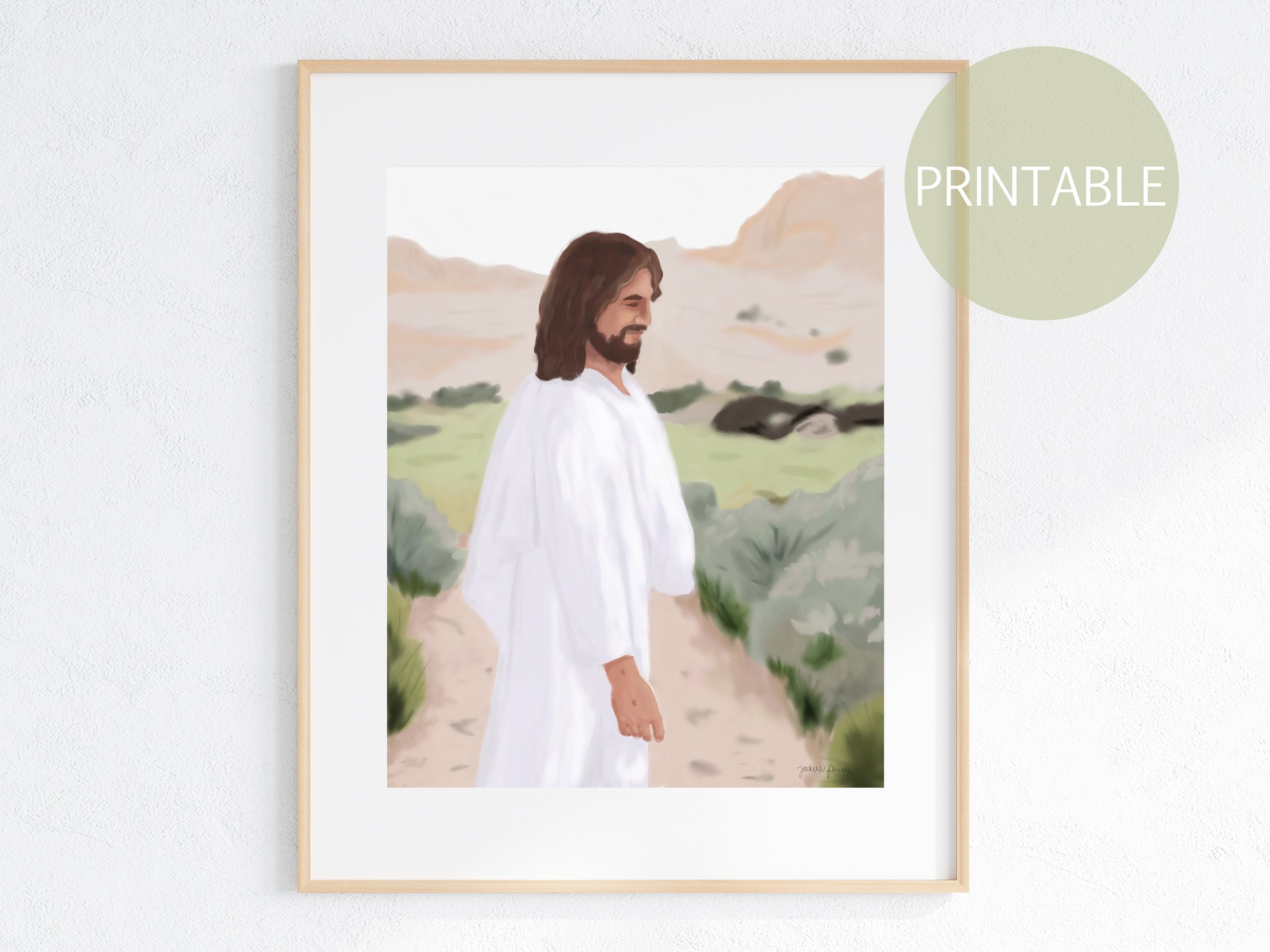 Jesus Art Painting of Jesus Jesus Illustration Modern Christian Art ...