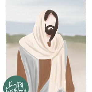 LDS Christ Art: Faceless Jesus Print (digital Download) - Etsy