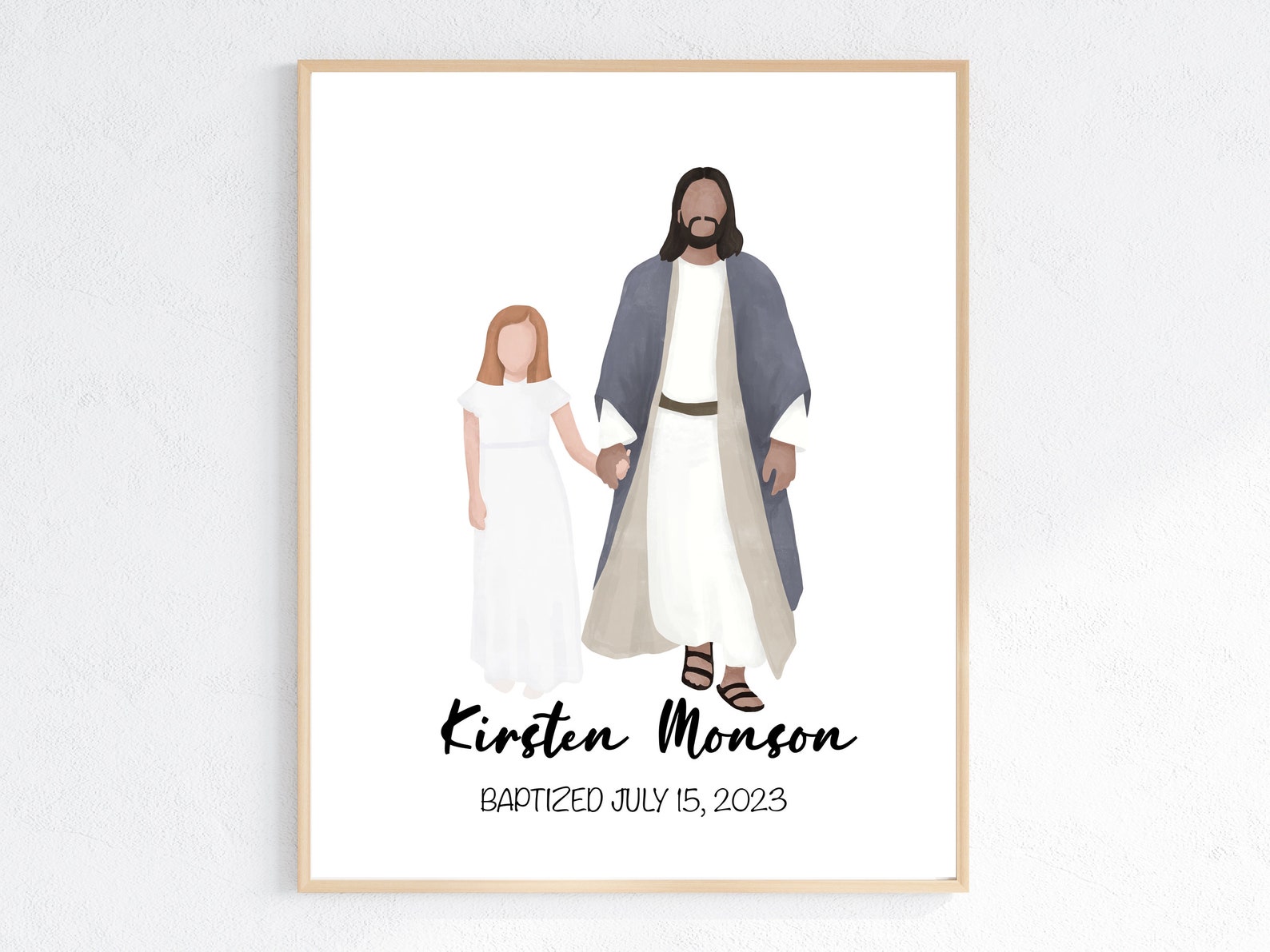 LDS Baptism Gift LDS Baptism Baptism Girl Printable - Etsy