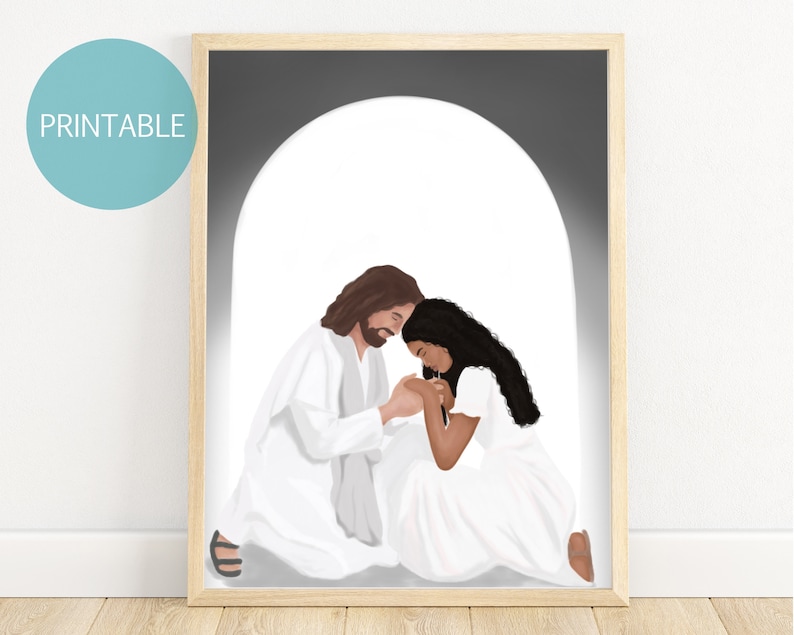 LDS YW Gift Printable Christ Portrait Lds Youth Gift - Etsy