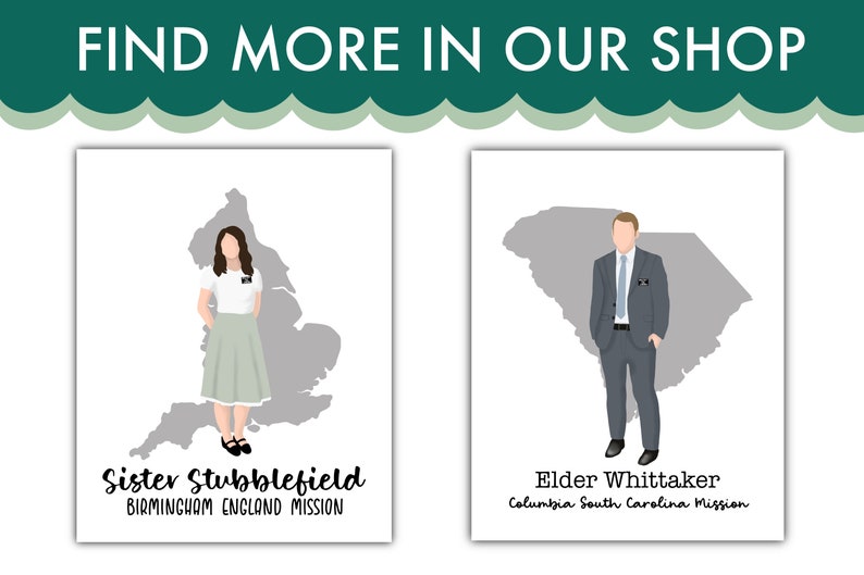 Personalized LDS Sister Missionary Countdown Chart (digital Download ...