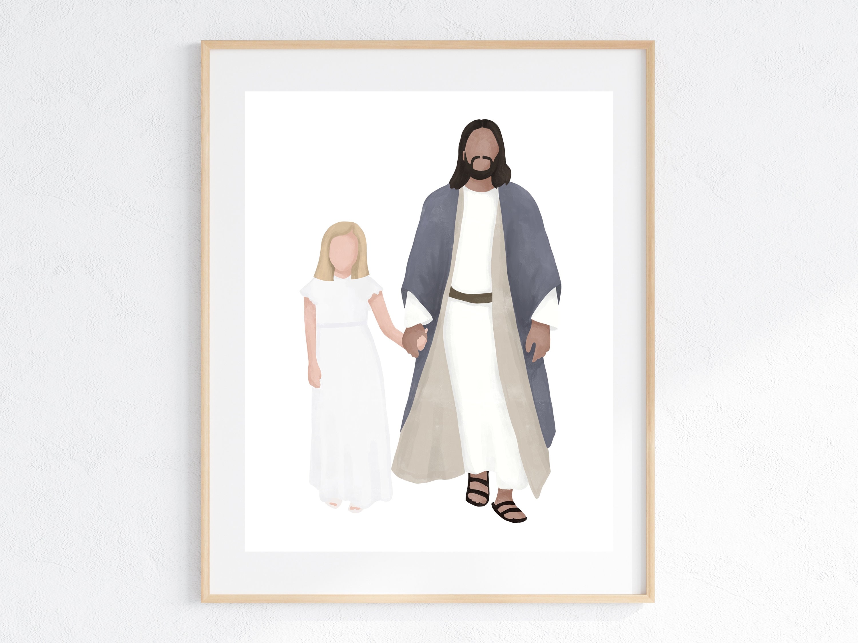 LDS Baptism Gift LDS Baptism Baptism Girl Printable Baptism Invitation ...