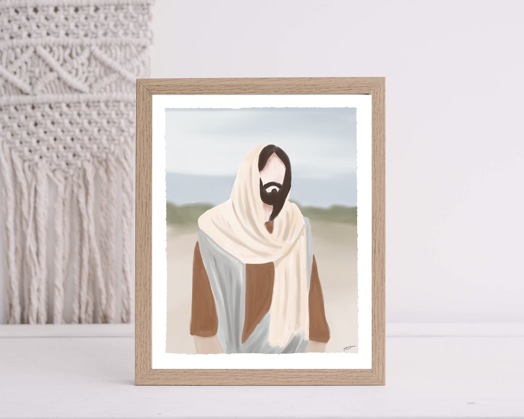 LDS Christ Art: Faceless Jesus Print (digital Download) - Etsy