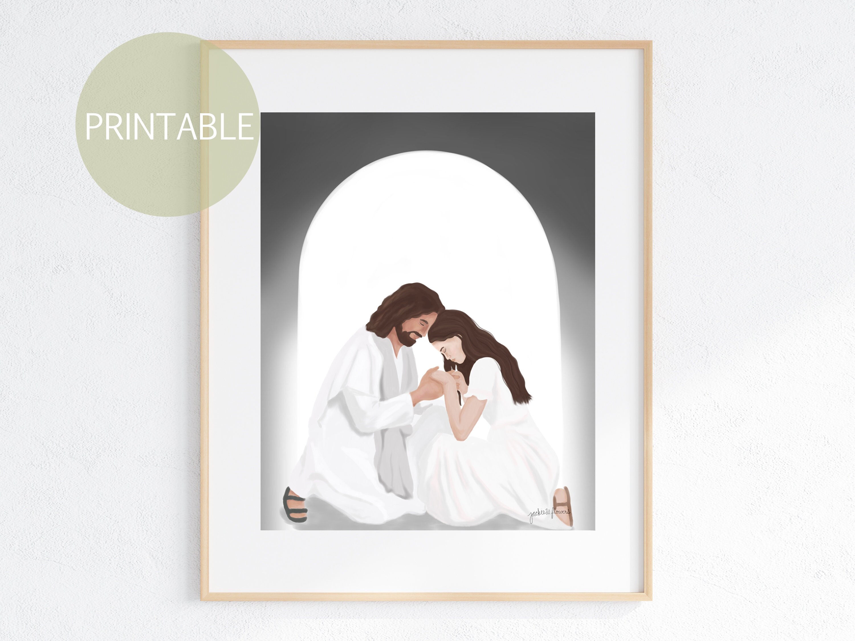 LDS YW Gift Printable Christ Portrait Lds Youth Gift - Etsy