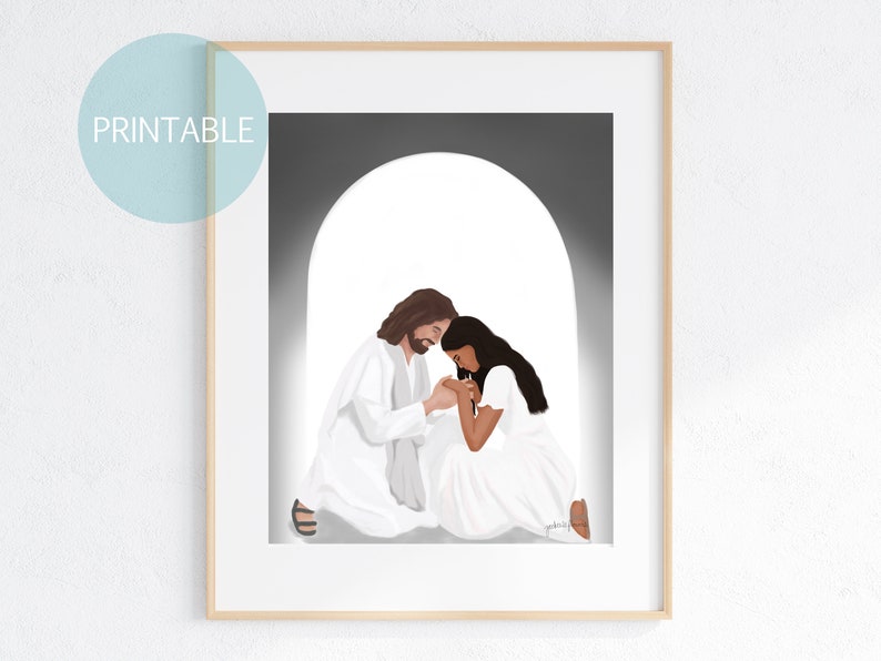 LDS YW Gift Printable Christ Portrait Lds Youth Gift - Etsy