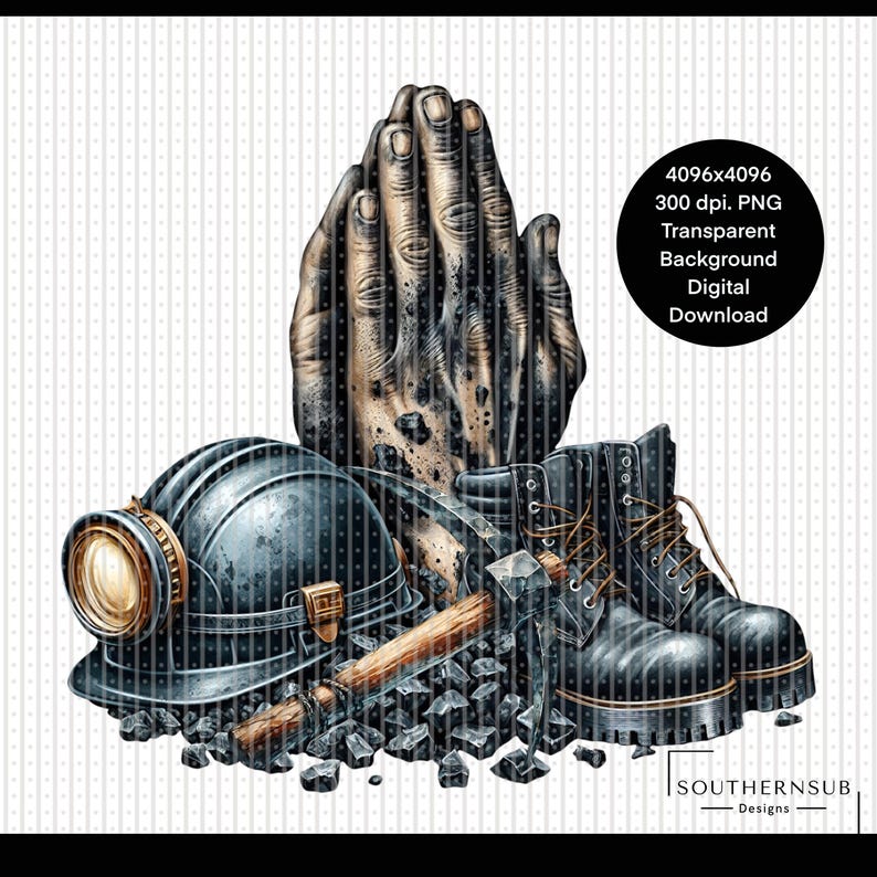 Coal Miner, Clipart, Commercial Use Allowed, Sublimation Design, PNG ...