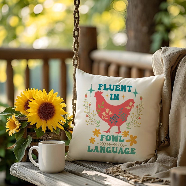 Fluent in Fowl Language, Sublimation Design, Digital Download ...