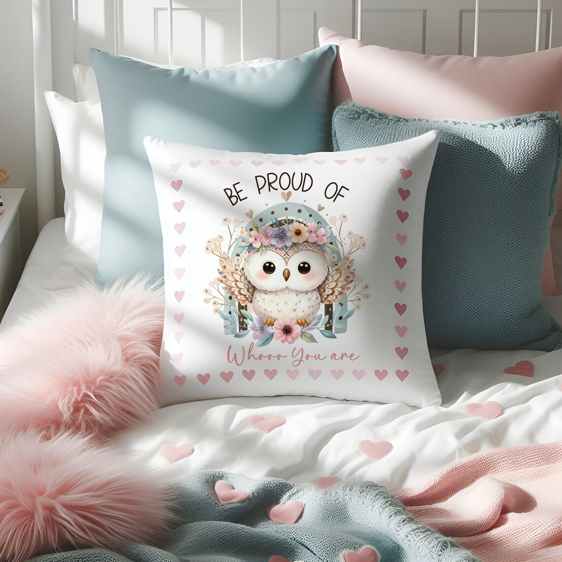 Be Proud of Whooo You Are, Cute, Boho, Owl, Sublimation Design ...