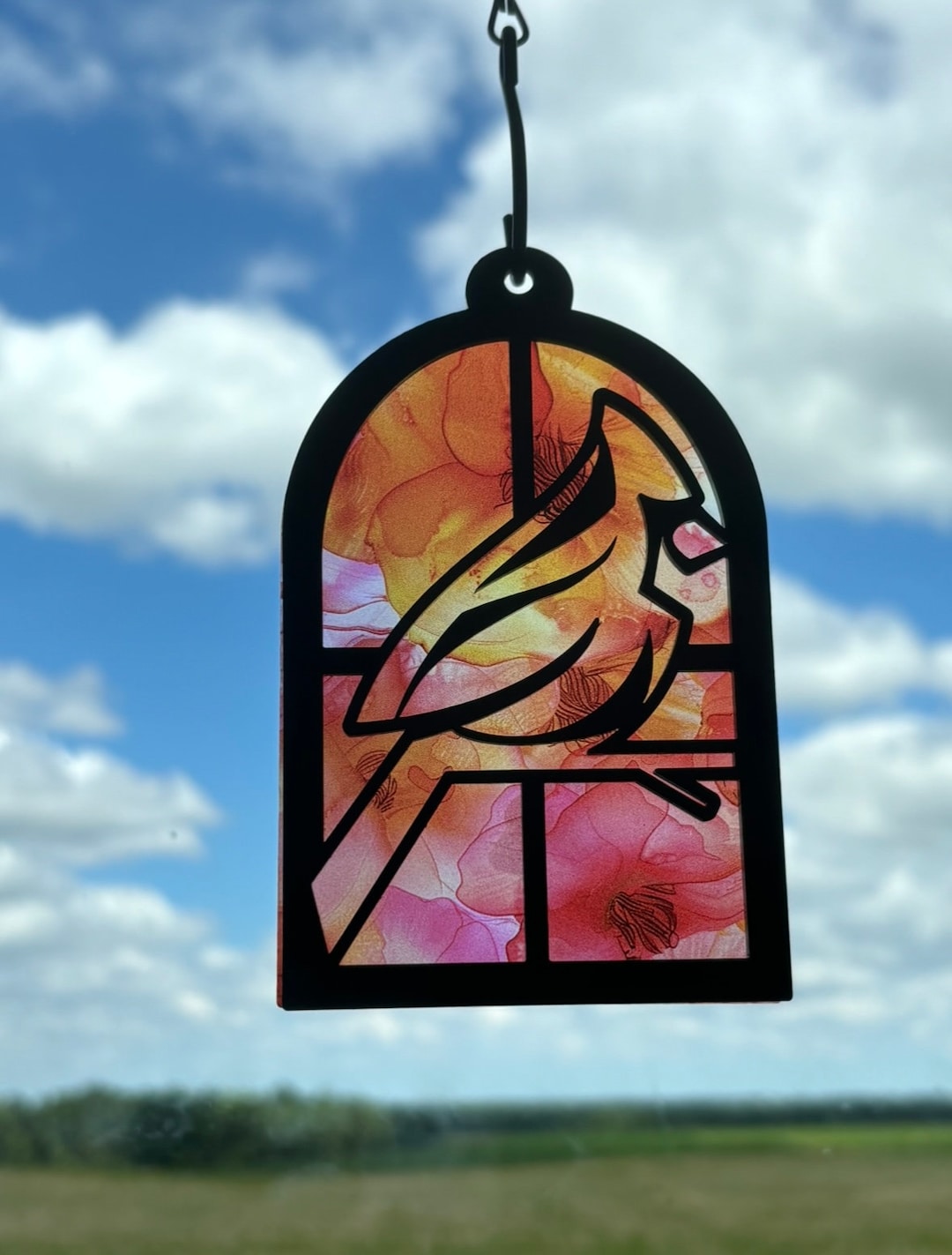 Cardinal Suncatcher SVG | Bird Sun Catcher | Memorial Gift | Laser Cut ...