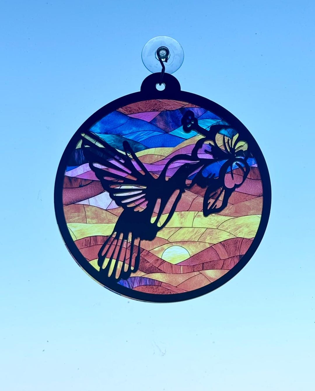 Hummingbird Suncatcher SVG | Bird Sun Catcher Gift| Cut File | Laser ...