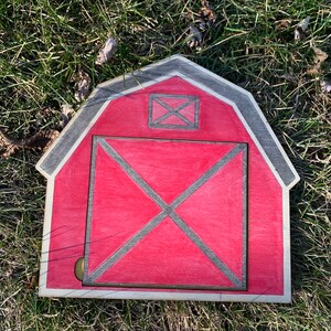 Barnyard Puzzle Laser Cut File SVG, AI 5 Layer Farm Puzzle With Pig ...