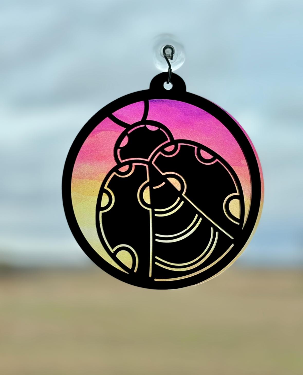 Ladybug Suncatcher SVG | Garden Life Sun Catcher Cut File | Lady Bug ...