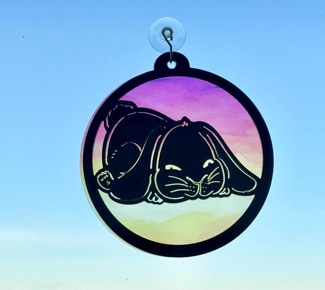 Bunny Suncatcher SVG | Easter Sun Catcher Cut File | Laser File for ...
