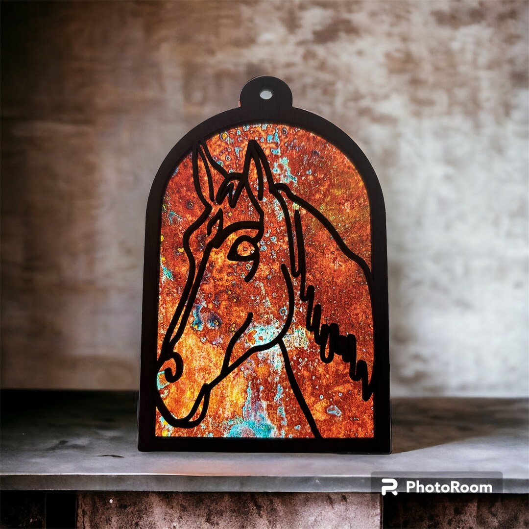 Horse Suncatcher| Western Sun Catcher | Cowboy | Cowgirl | Farm Cut ...