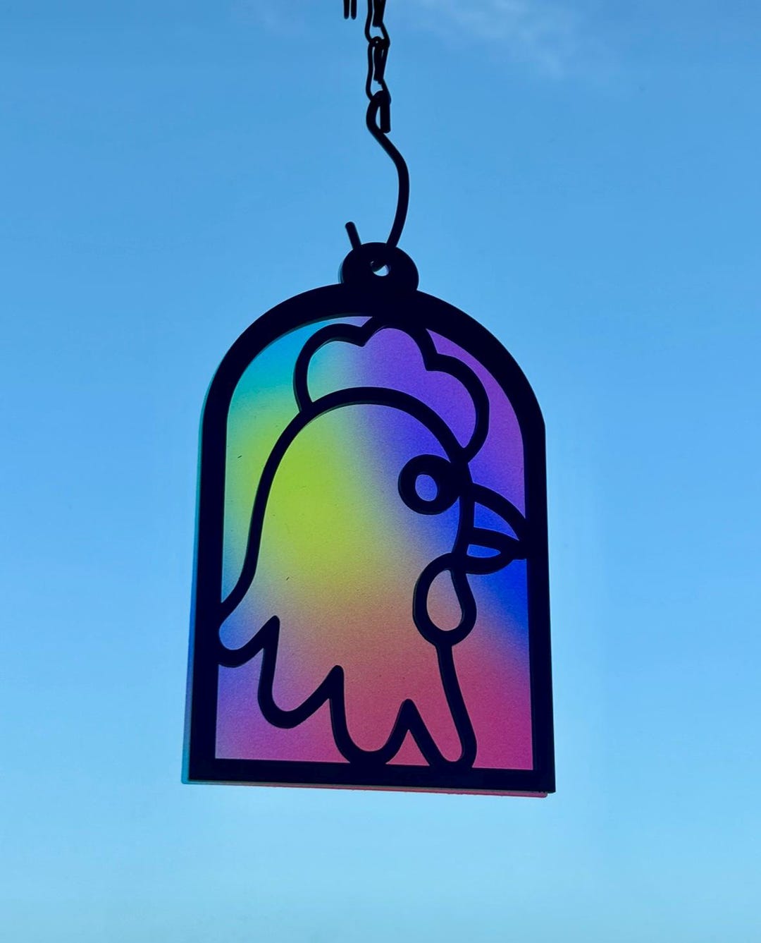 Chicken Suncatcher Farm Sun Catcher Chicken Cut File Rustic Laser File ...