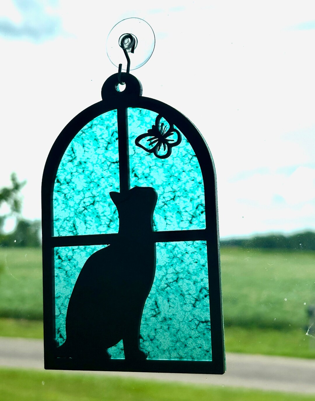 Kitten Suncatcher SVG | Playful Cat Sun Catcher Cut File | Laser File ...