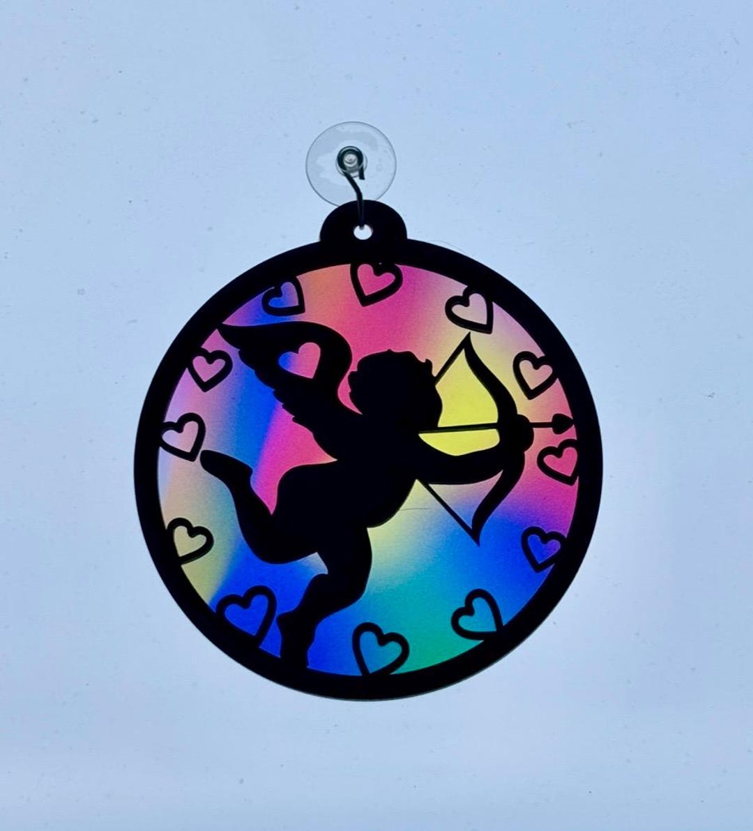 Cupid Sun Catcher SVG File | Laser Cut Design Xtool Glowforge (digital ...