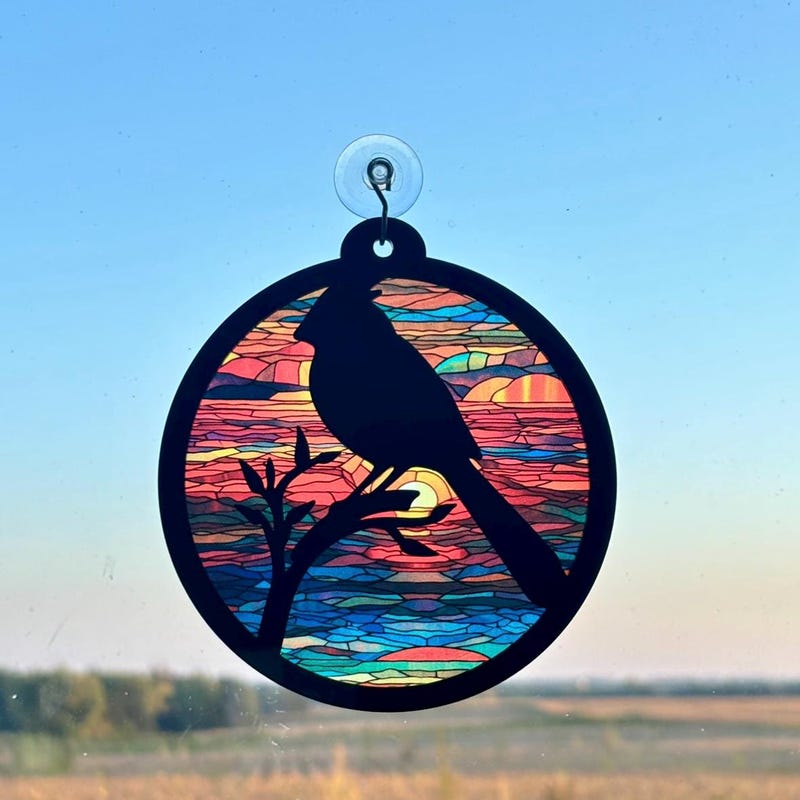 Cardinal Ornament Svg - Etsy