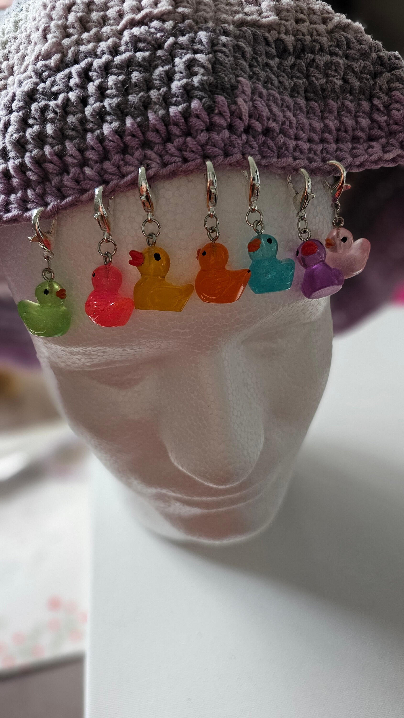 Choose Your Colors in These Five Cute Resin Duck Charms With Lobster ...